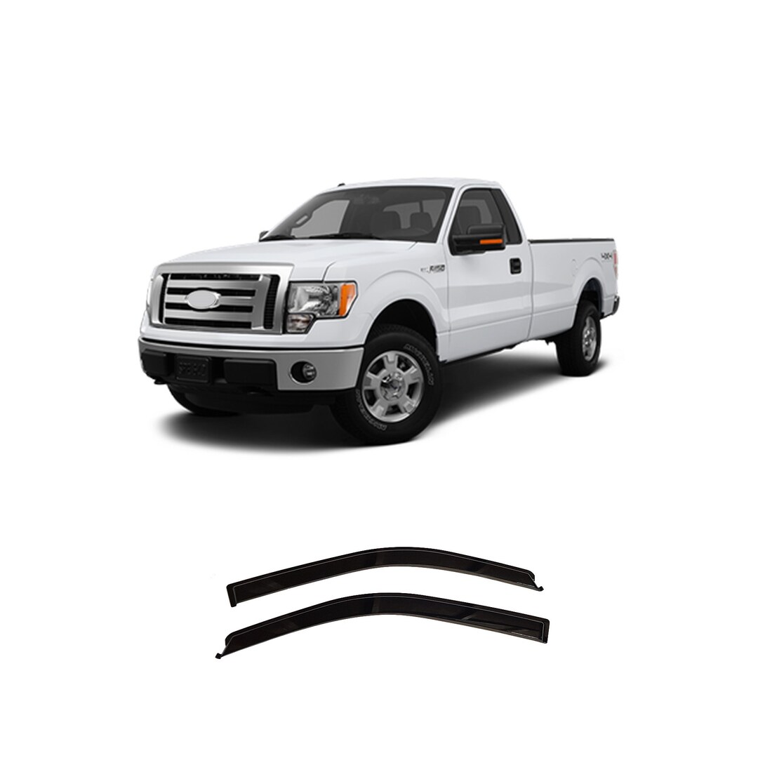 Rain Guards for Ford F150 Regular Cab 2009-2014 2pcs Smoke - Etsy