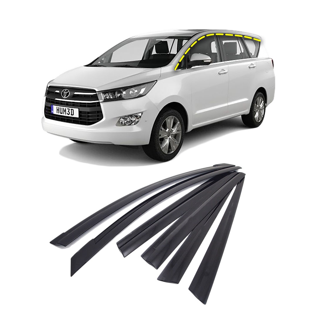 Rain Guards for Toyota Innova 2016 2022 6pcs Smoke Tinted Tape on Style Etsy