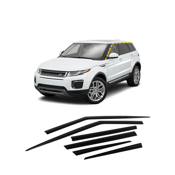 Rain Guards for Land Rover Range Rover Evoque 2012 2019 6pcs Black Tape on Style Etsy