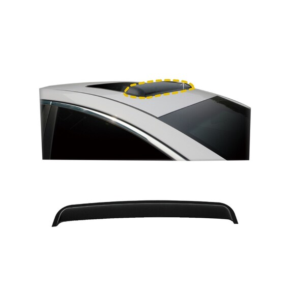 Sunroof Visor Moonroof Wind Deflector Universal Fit Large 36 5 8 X 5 1 2 1PC Smoke Finish Tape on Style Etsy UK