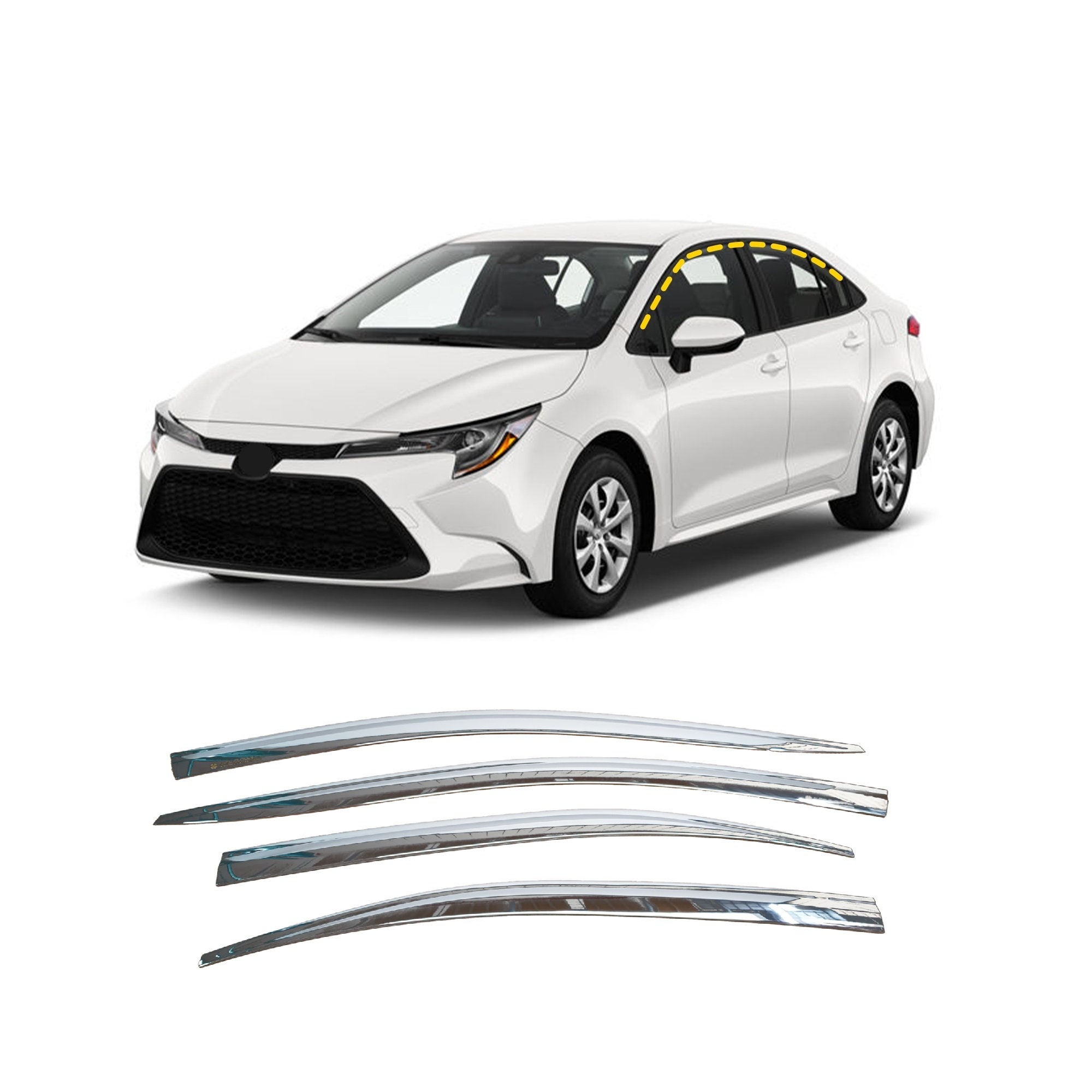 2019 toyota corolla rain guards store