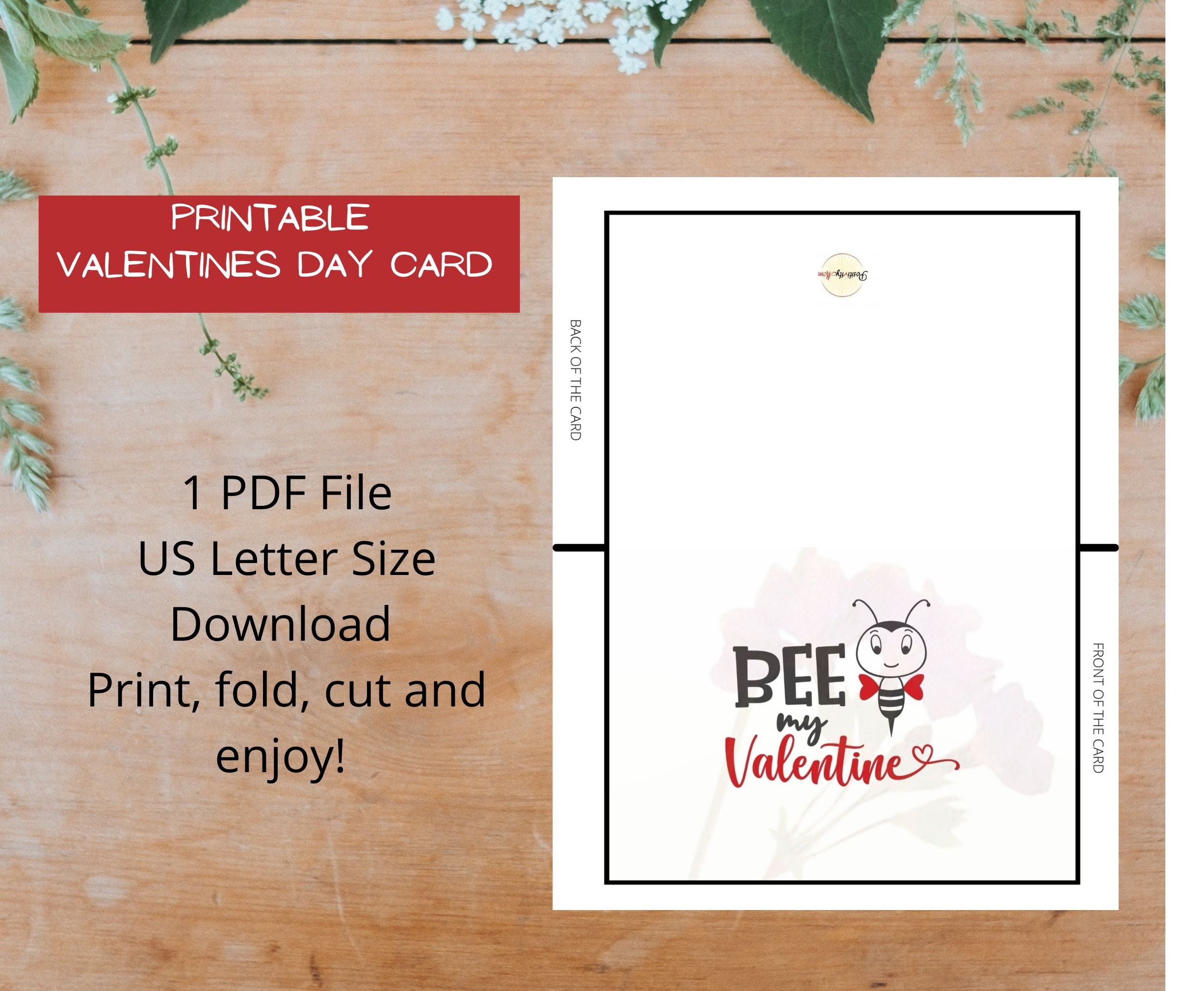Valentines Day Printable Cards PDF Instant Download - Etsy