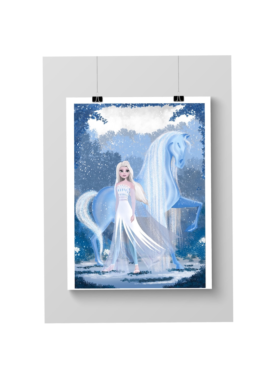 Elsa and Nokk the Frozen Forest 2nd Ltd Edition - Etsy
