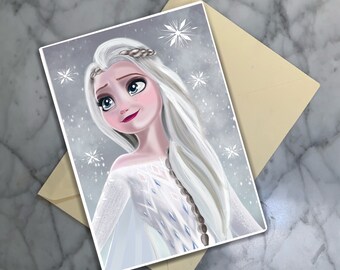 Elsa Card | Etsy