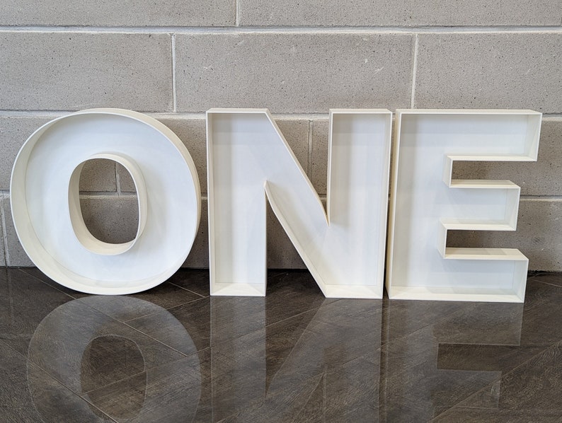Fillable Letter Stand up Tray | Food Safe, Candy Charcuterie Decor ...