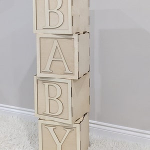 BABY Set Wood Box Backdrop Photo Prop Event Decorations MR MRS - Etsy