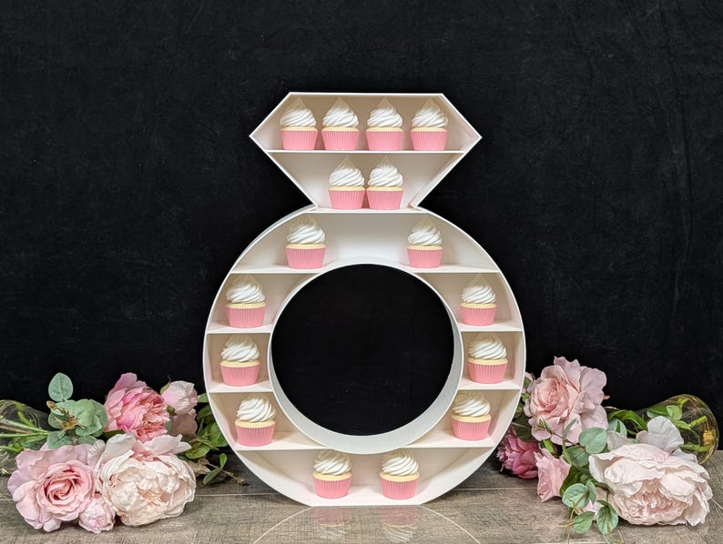 Letter Number Cupcake Stand: Dessert Table Display Party Decor - Etsy