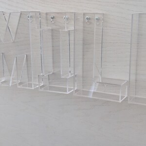 Fillable Acrylic Letters and Numbers - 3D Acrylic Letters and Numbers ...