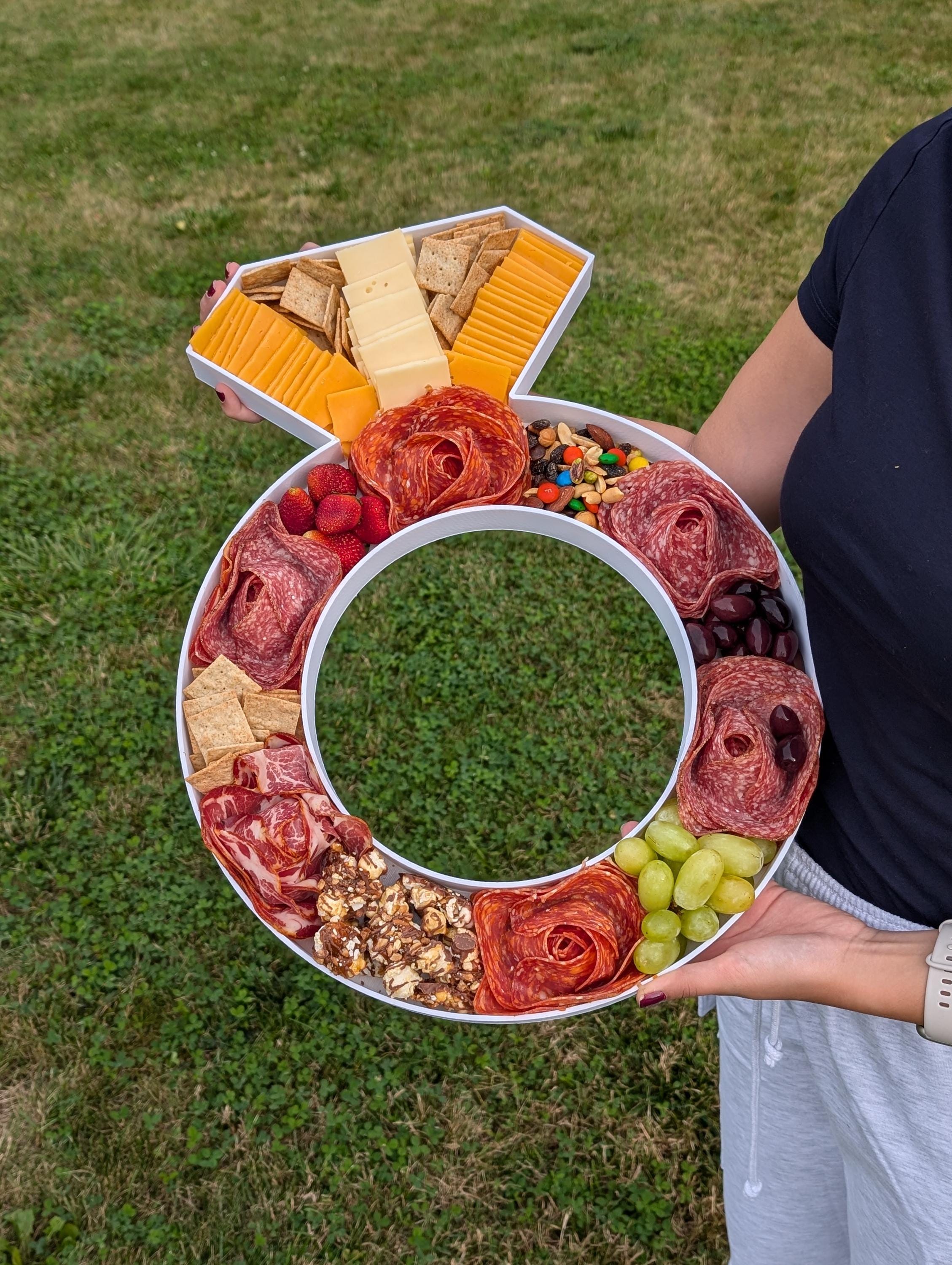 Engagement Ring Fillable Tray, Washable Food Safe Display - Etsy