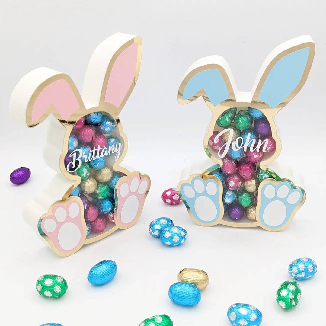 Easter Bunny Filled or Empty - Etsy