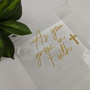 Clear Acrylic Box With Engraved Lid and Gold Mirror Details Keepsake ...