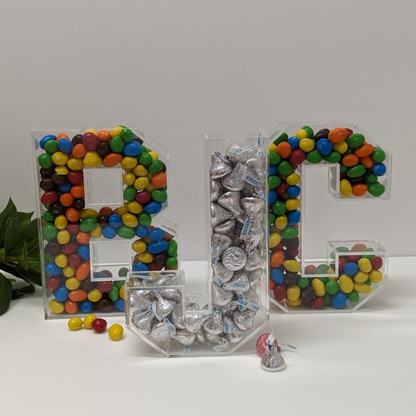 Fillable Acrylic Letters - Etsy