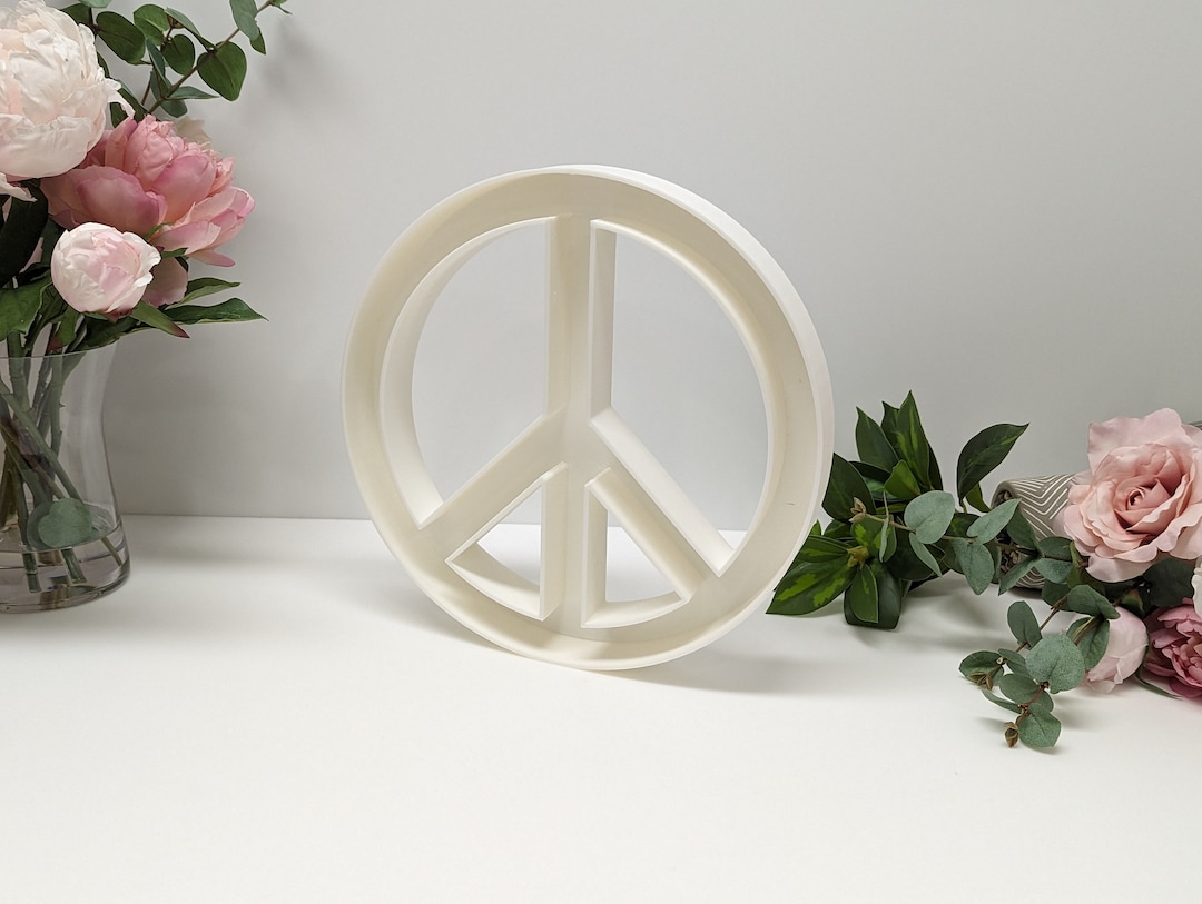 Peace Sign Symbol Tray for Charcuteries Candies Sweets Baked Goods ...