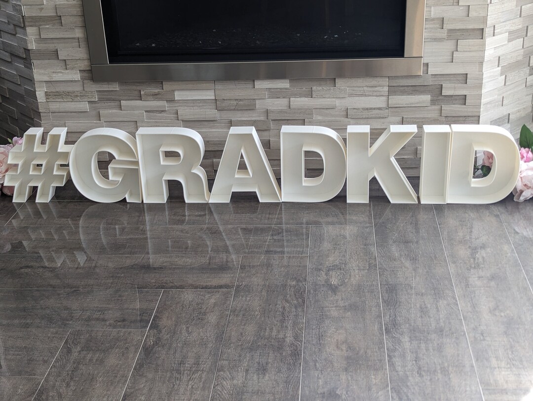 Fillable Letter Trays | Food Safe Plastic, Graduation Decor - Etsy