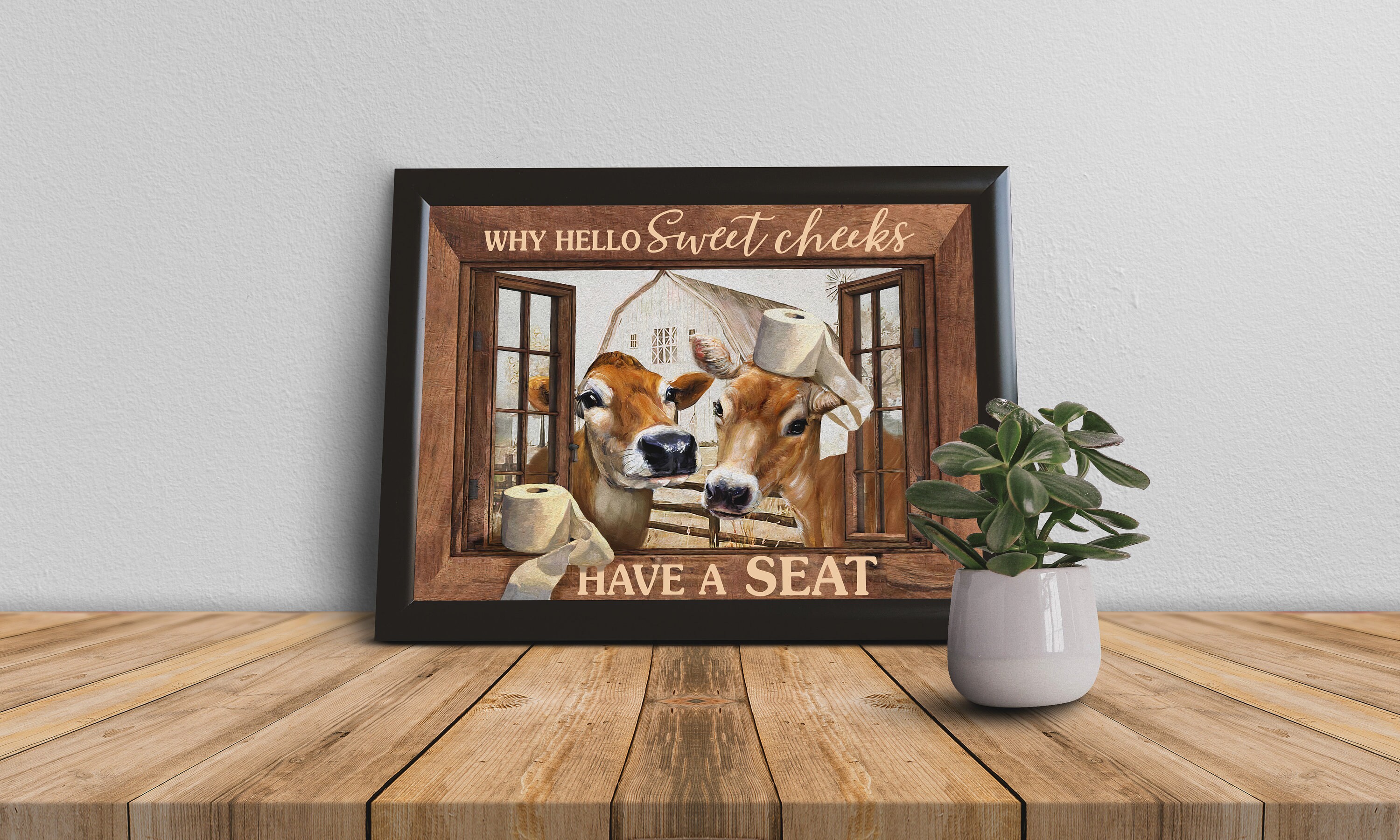 Funny Cow Why Hello Sweet Cheeks Have A Seat Poster Bathroom - Etsy Funny Cow Why Hello Sweet Cheeks Have A Seat Poster Bathroom - Etsy