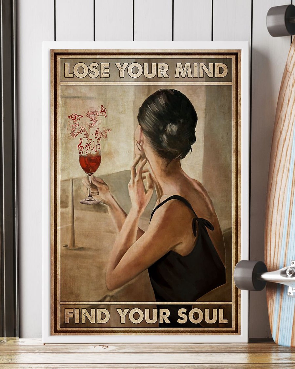 Lose Your Mind Find Your Soul Poster Music Poster Retro | Etsy