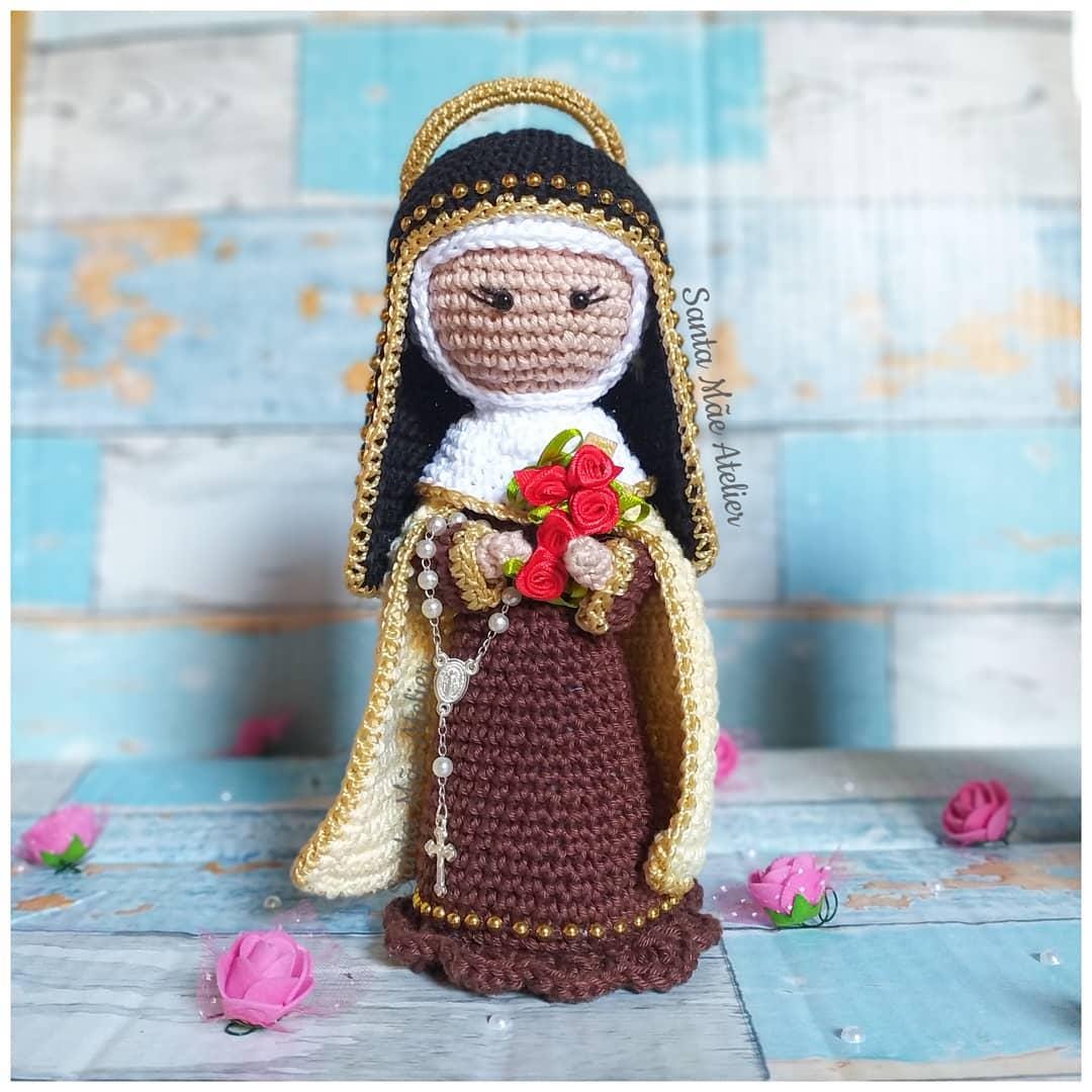 Saint Rose of Lima Amigurumi – Handmade Catholic Crochet Doll With ...
