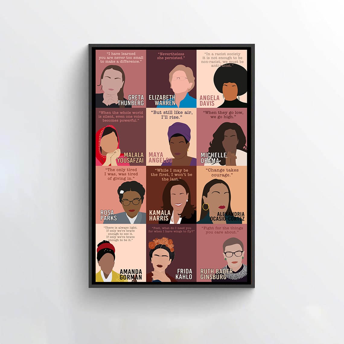 Influential Women in History Poster Feminist Poster - Etsy