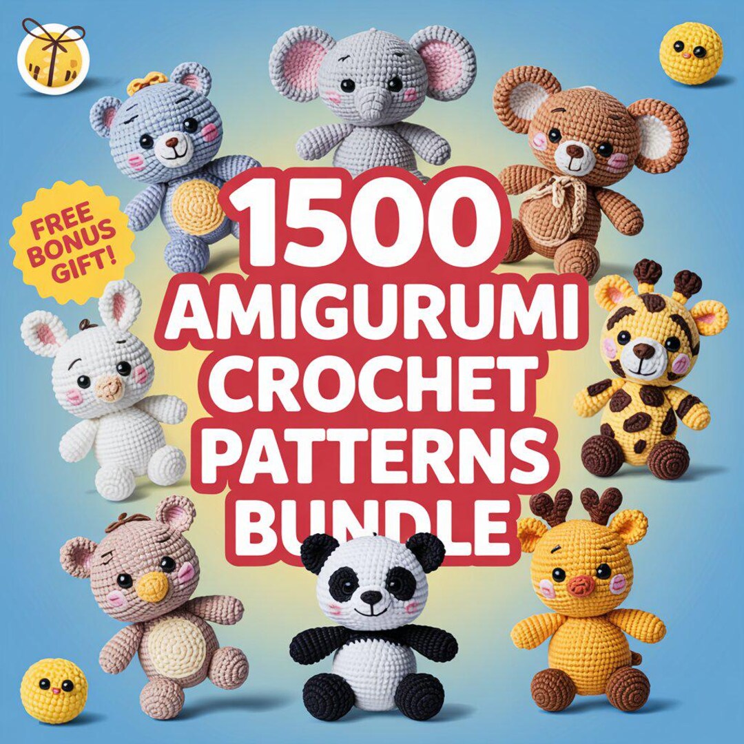 1500++ Cartoon Crochet PATTERN Set Amigurumi Bundle, Princess Fairytale ...