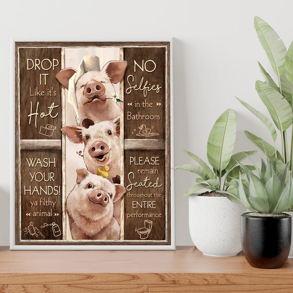 Farmhouse Bathroom Decor - Etsy