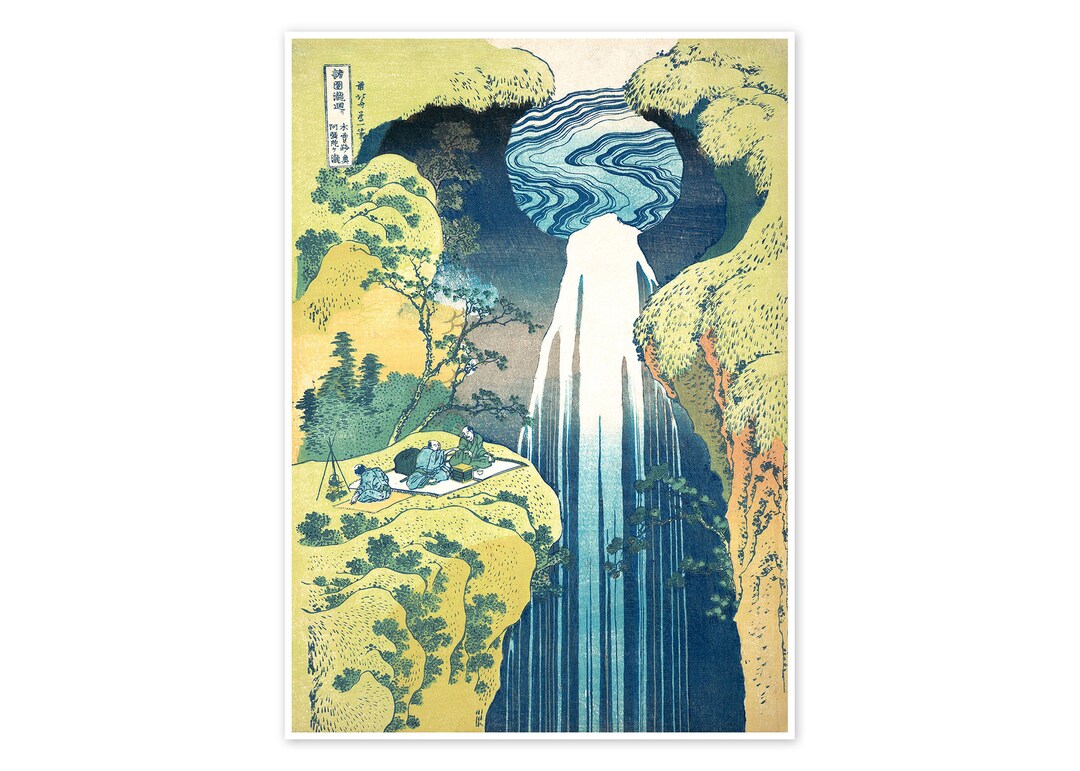 The Amida Falls in the Far Reaches of the Kisokaido, Japan Waterfall ...