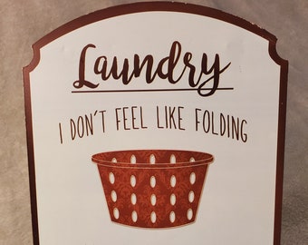 Hanging Laundry Sign - Etsy