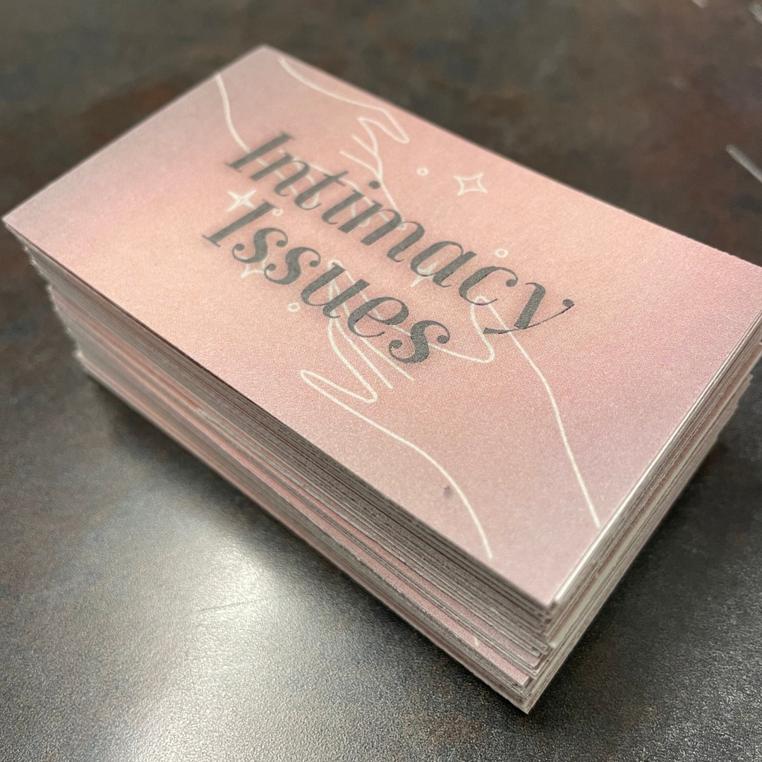 Intimacy Issues Oracle Deck Instant Download Print And Cut Etsy