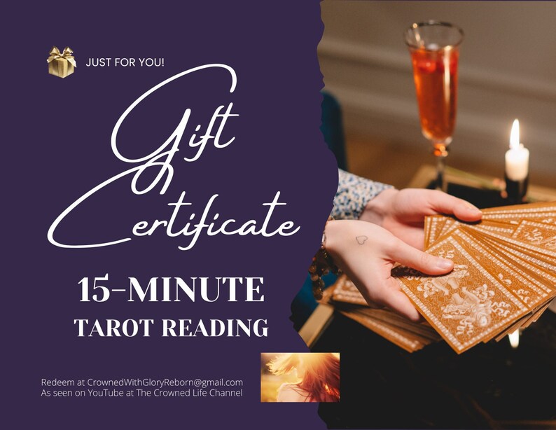 Gift Certificate for a 15-minute Tarot Reading - Etsy