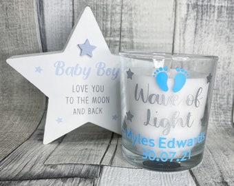 Baby Loss Ceramic Tealight Holder, Wave of Light, Angel Wing Design ...