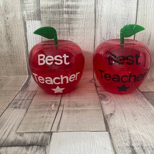 Personalised Teacher Apple Fillable Gift - Fillable Apple - End of Term ...