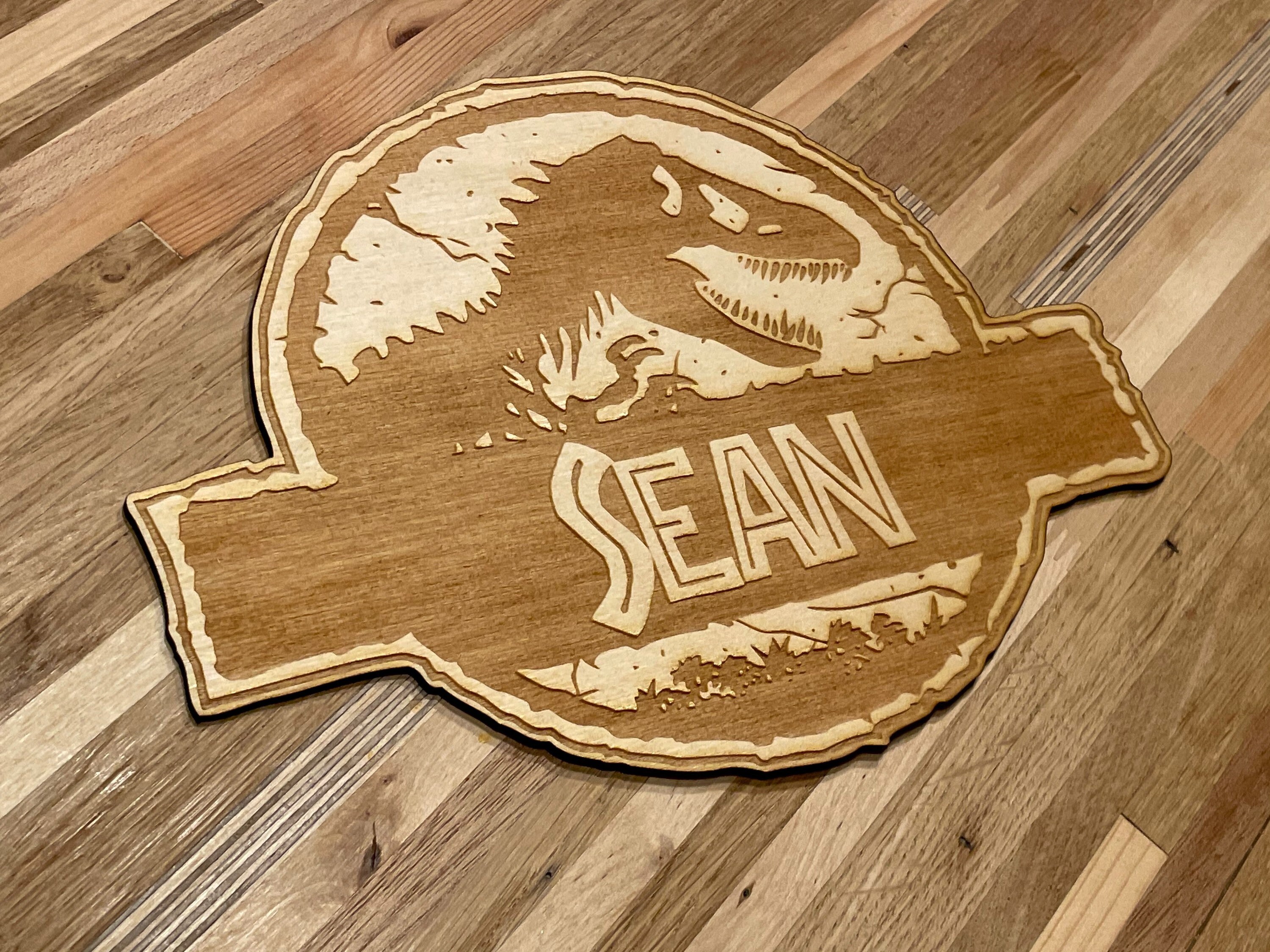 Jurassic Park l Jurassic World Door Sign Personalised | Etsy