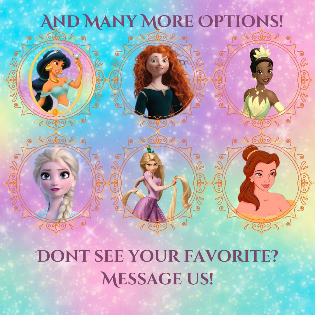 Princess Edible Cake Topper - Etsy