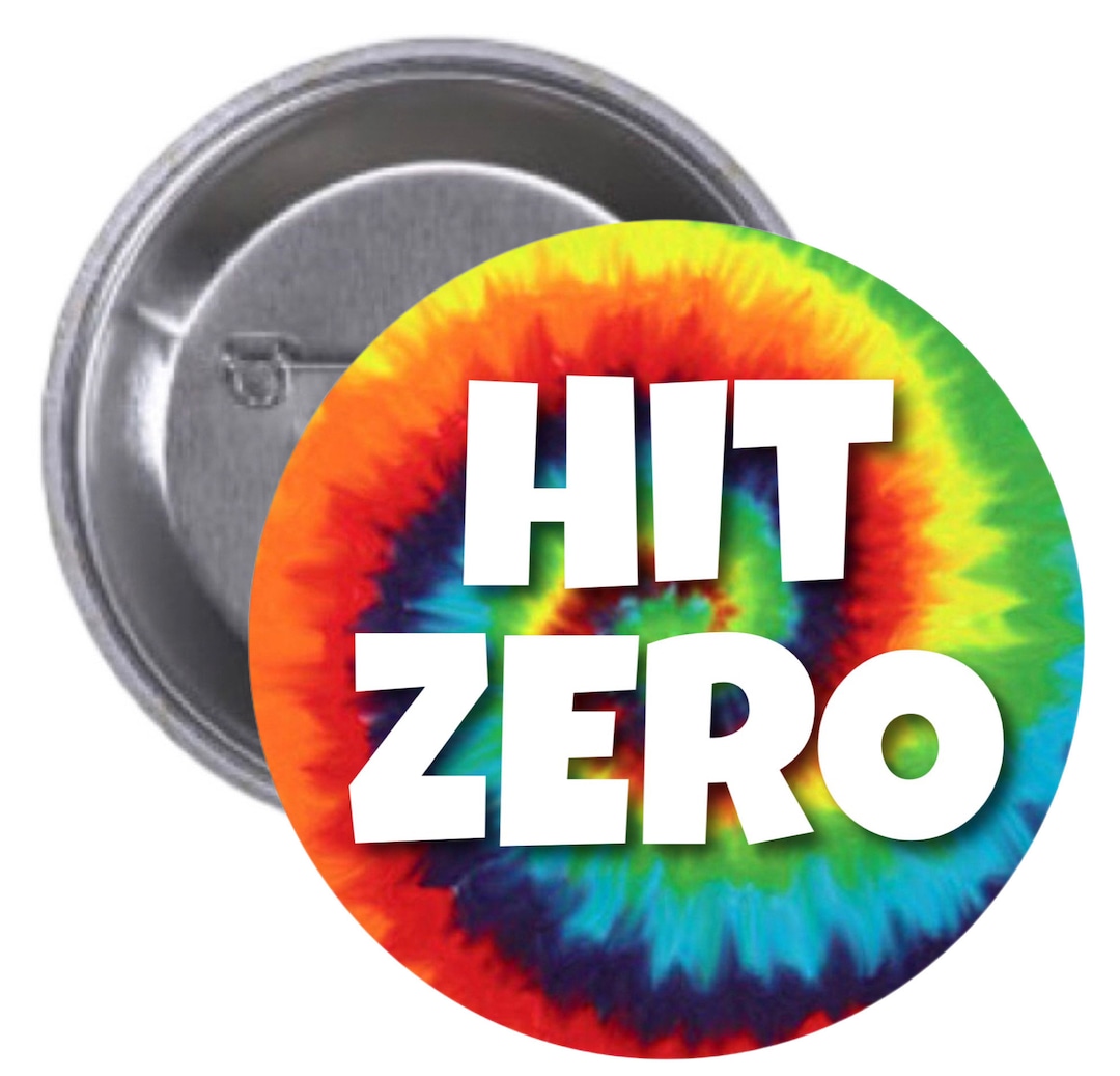 Hit Zero Cheer Button - Etsy