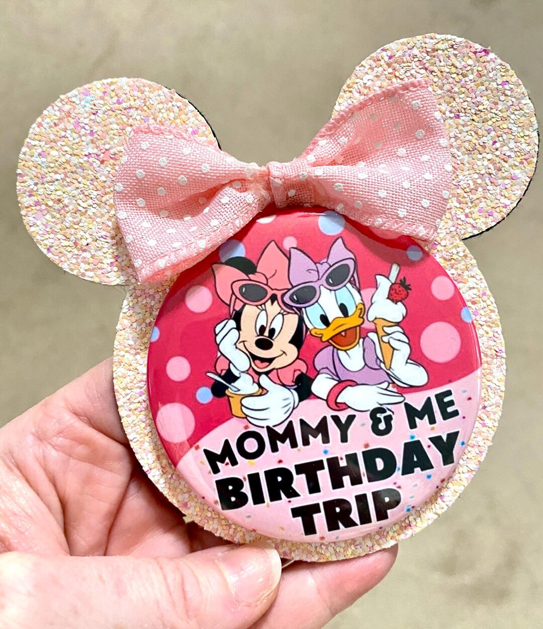 Disney Celebration Button Backer, Park Button, Celebration Pin - Etsy