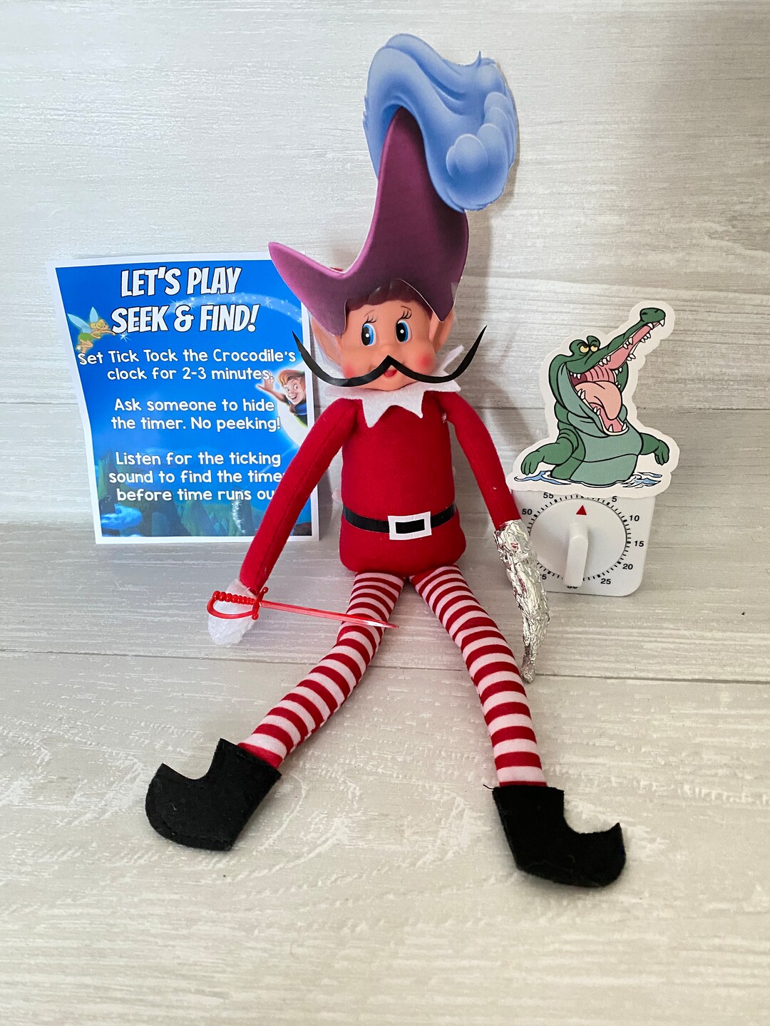 Elf Disney Captain Hook Scene Game - Etsy
