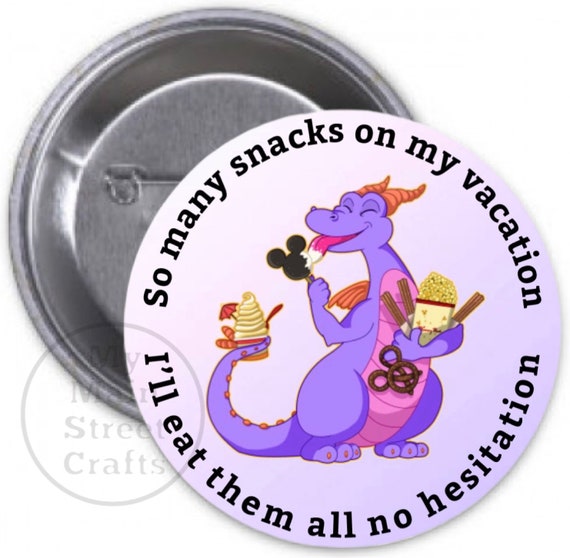 Figment Snacks Button - Etsy