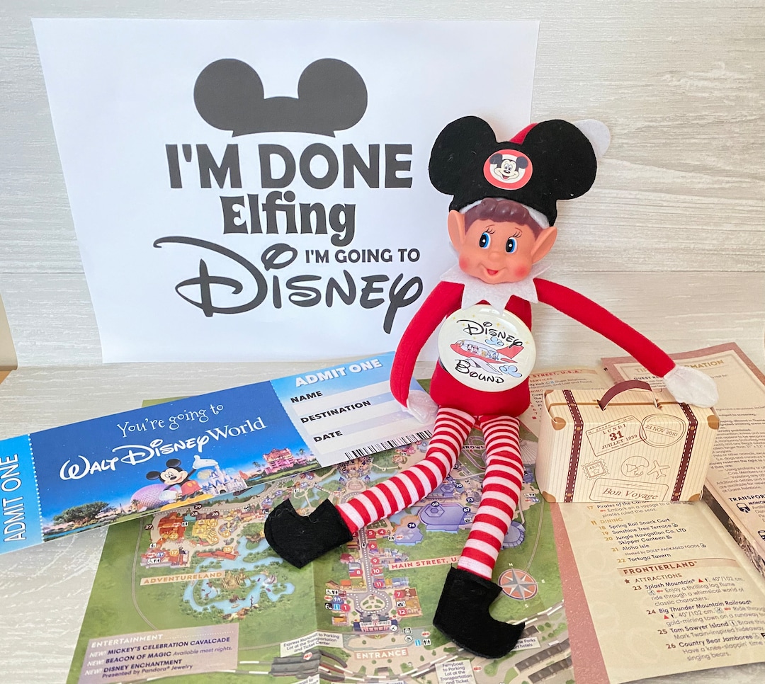 Elf Disney Vacation Scene - Etsy