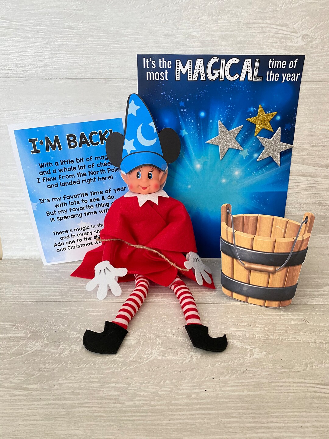 Elf Disney Fantasia Countdown to Christmas Scene - Etsy