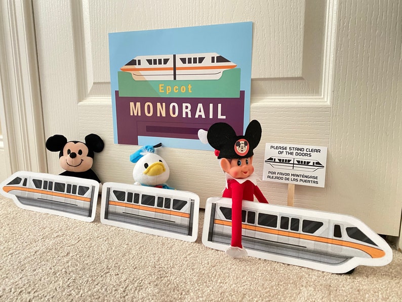 Elf Disney Monorail Scene - Etsy