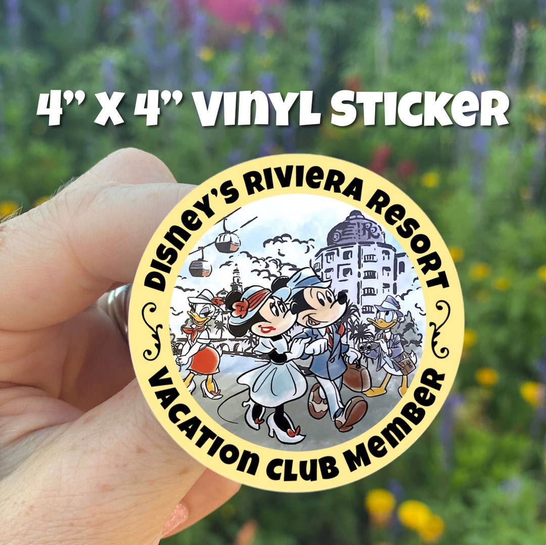 Riviera Resort Vinyl Sticker - Etsy