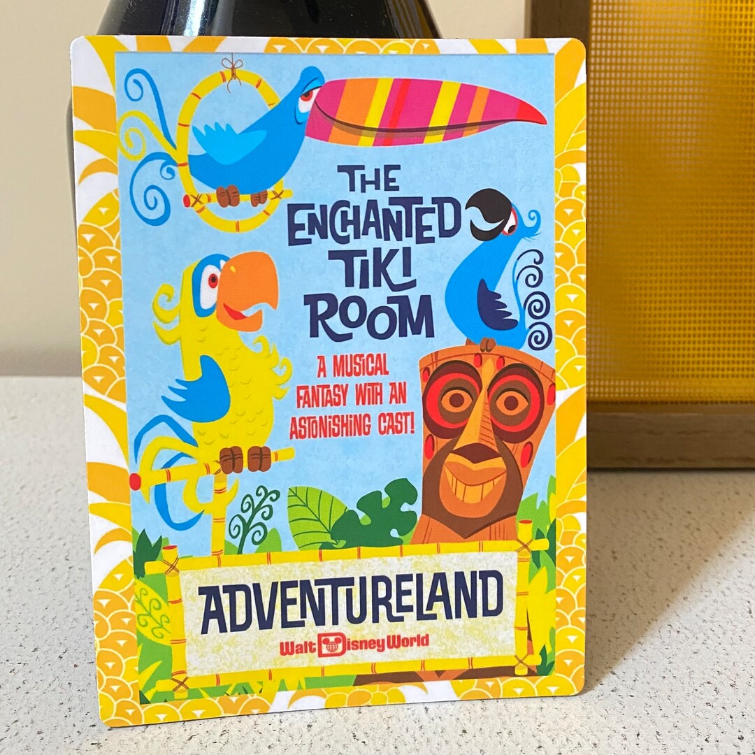 Disney Enchanted Tiki Room Magnet - Etsy