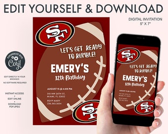 49ers Birthday | Etsy