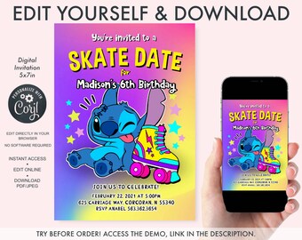 Lilo and Stitch Roller Skates - Etsy