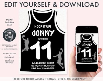 Jersey Invitation - Etsy