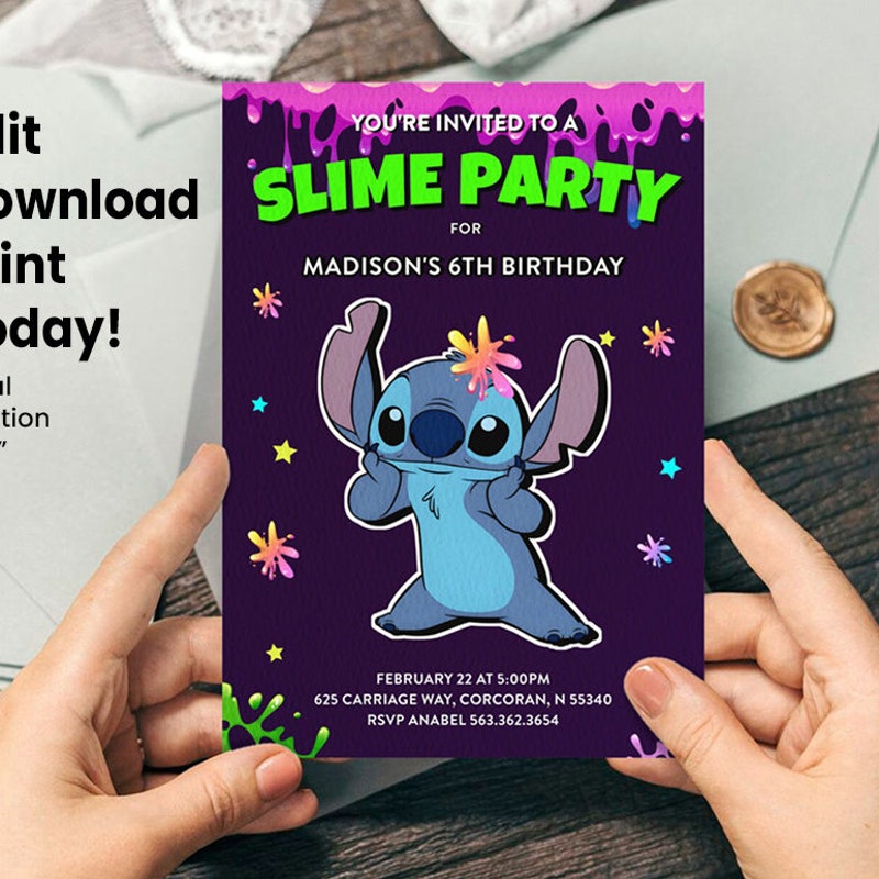 Stitch Slime - Etsy