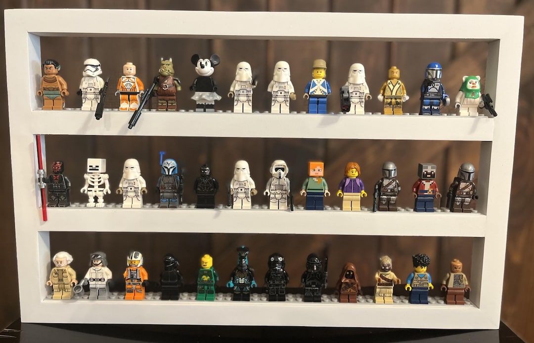 Minifig Shelf: Holds 36-40 Minifigures, Display as Art - Etsy