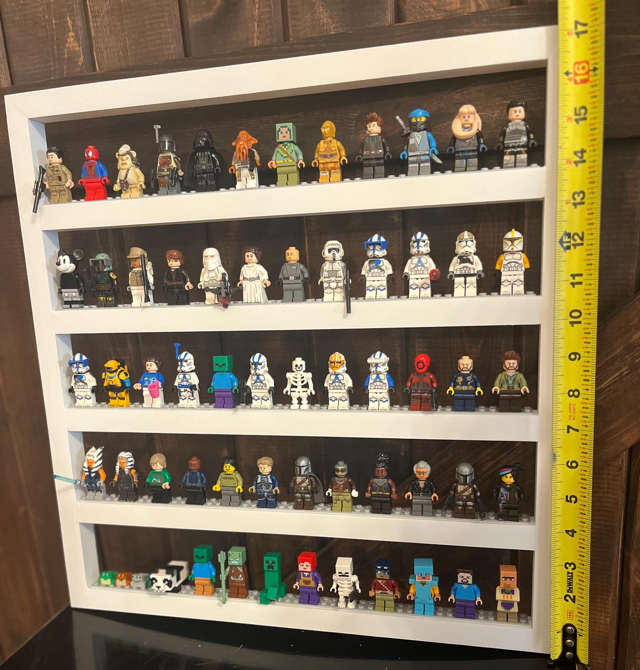 Minifig Shelf: Holds 60-72 Minifigures, Display Art - Etsy