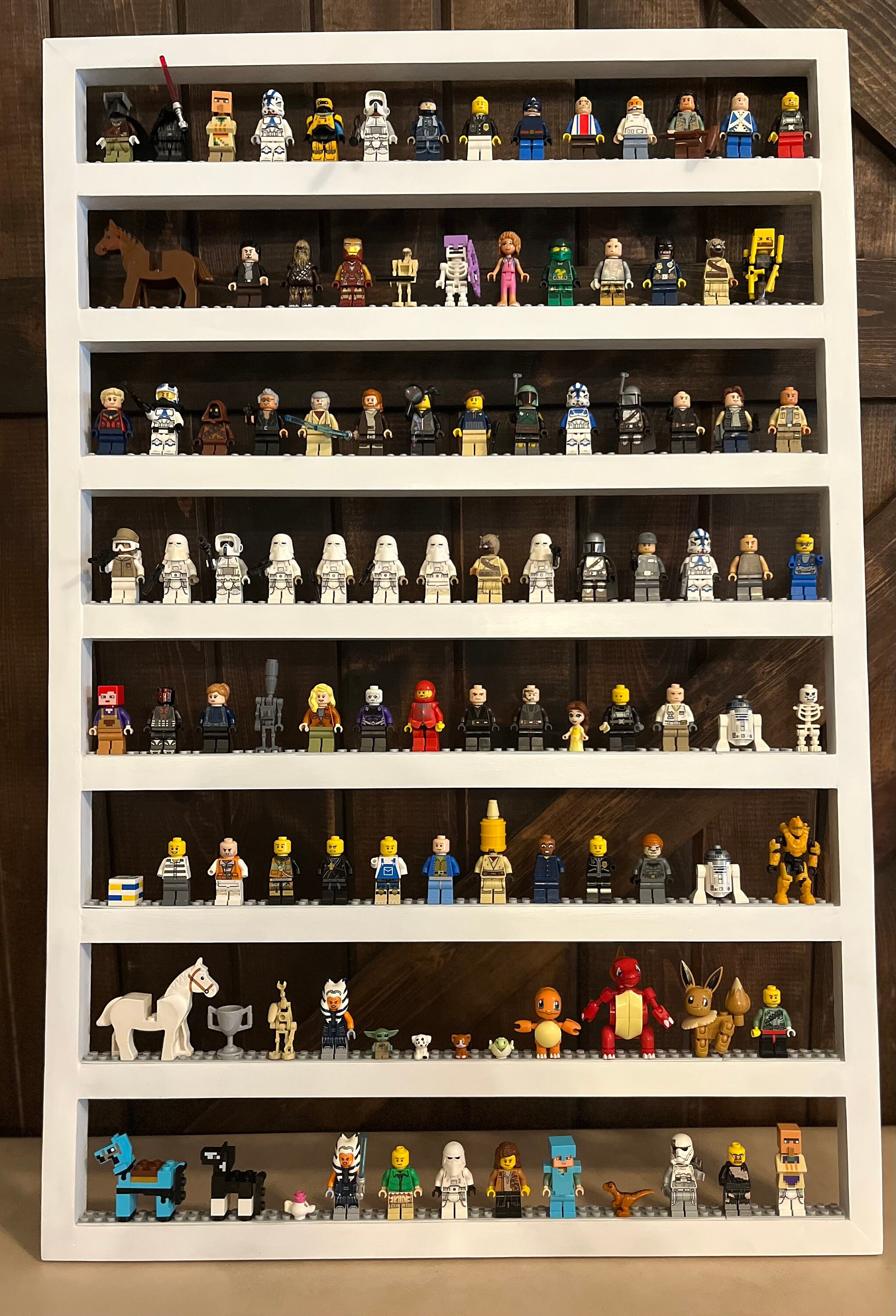 Minifig Display Shelf: Holds 70-100+ Minifigures - Etsy