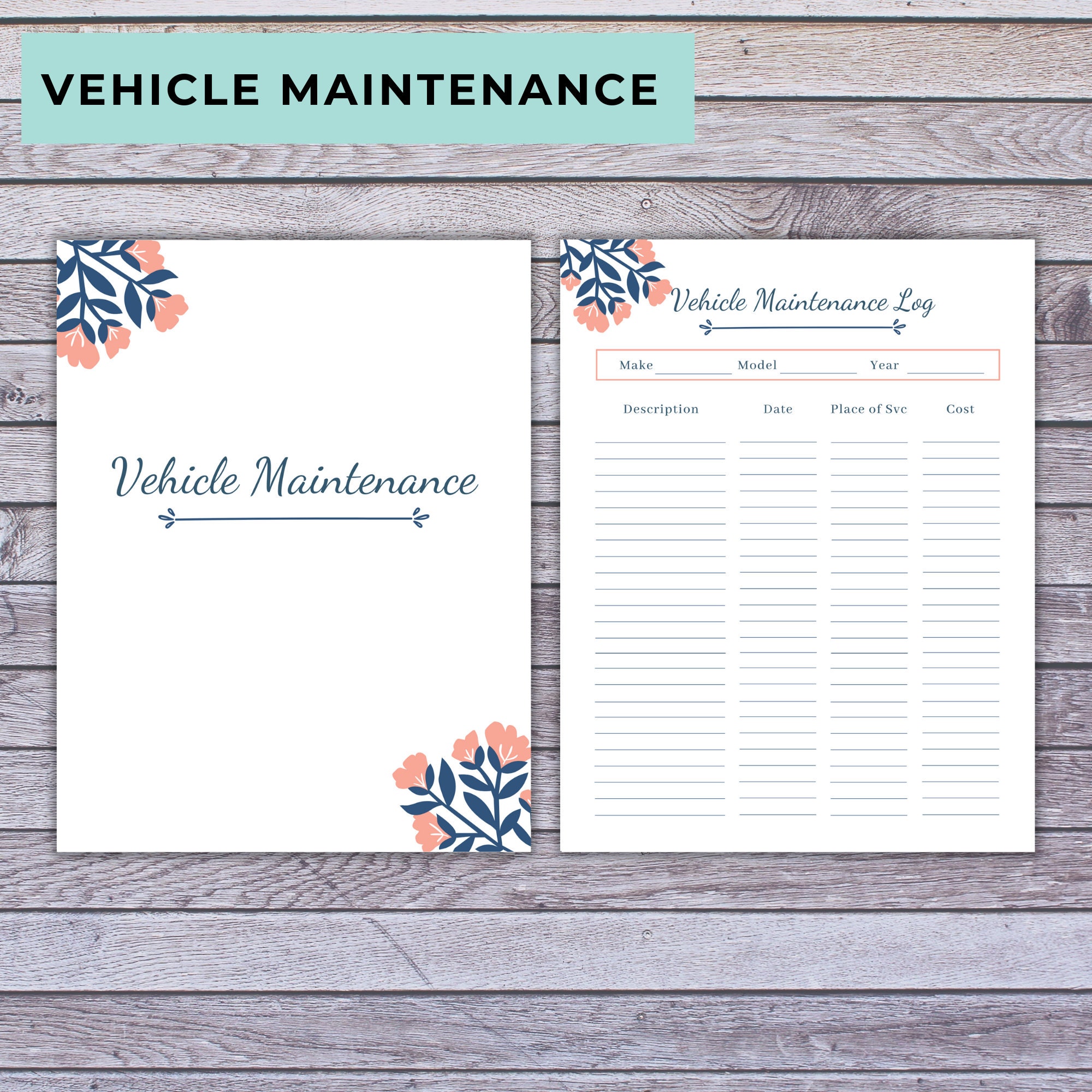 Home Cleaning and Maintenance Planner - Etsy