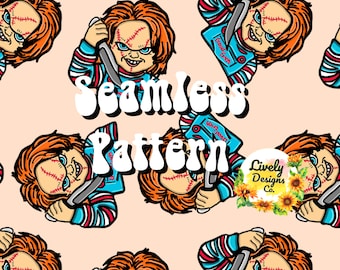 Chucky Seamless Pattern - Etsy